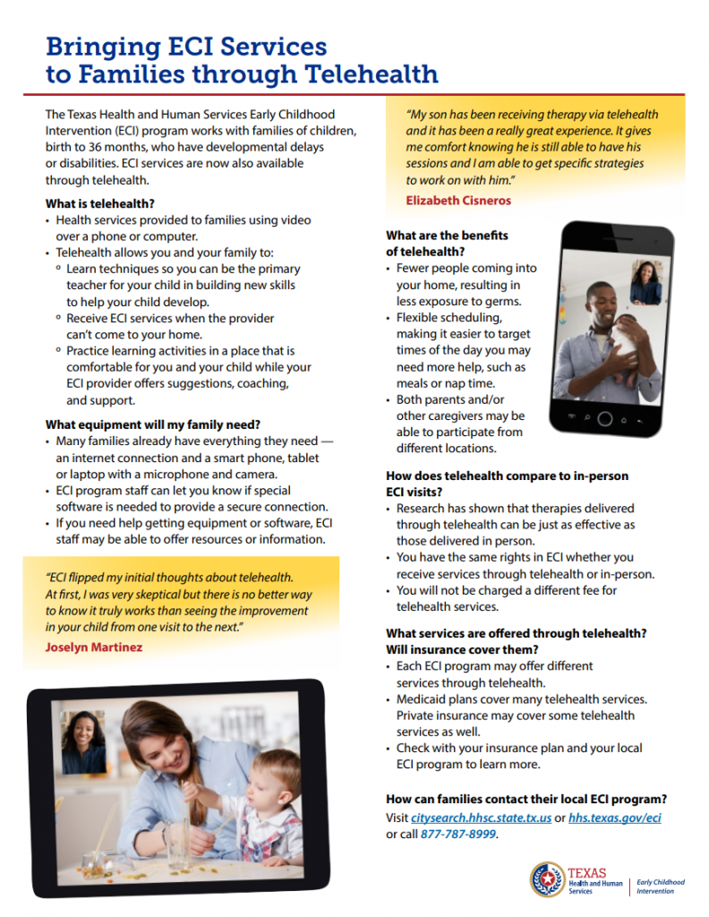 Early Childhood Intervention (ECI) Services | Bluebonnet Trails