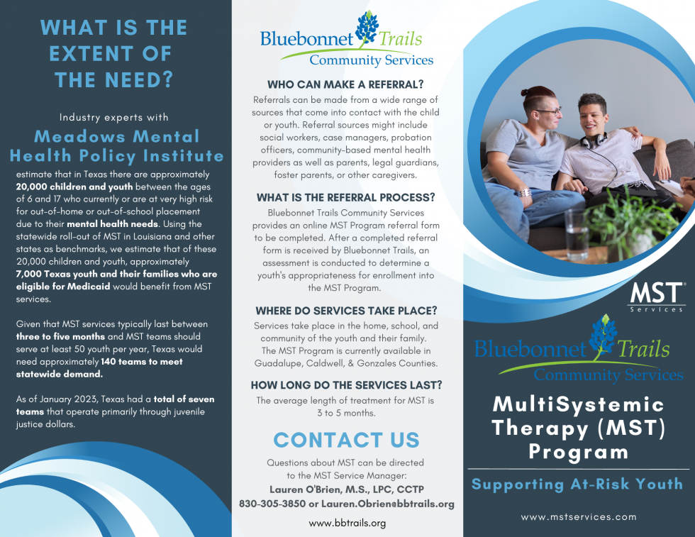 MultiSystemic Therapy Program | Bluebonnet Trails
